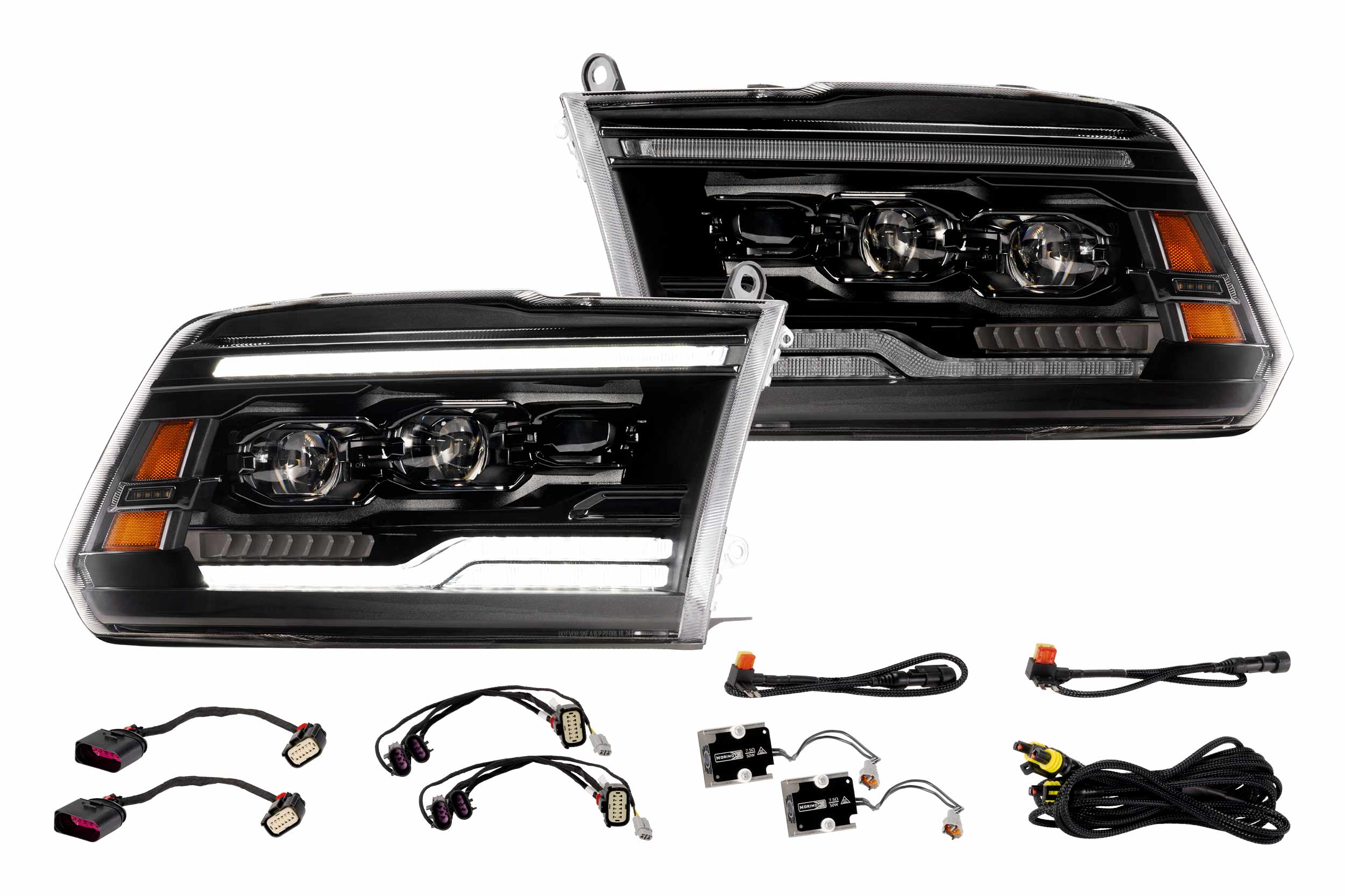 XB Evo Hybrid Headlights: 09-18 Dodge Ram (Set) – Forge USA