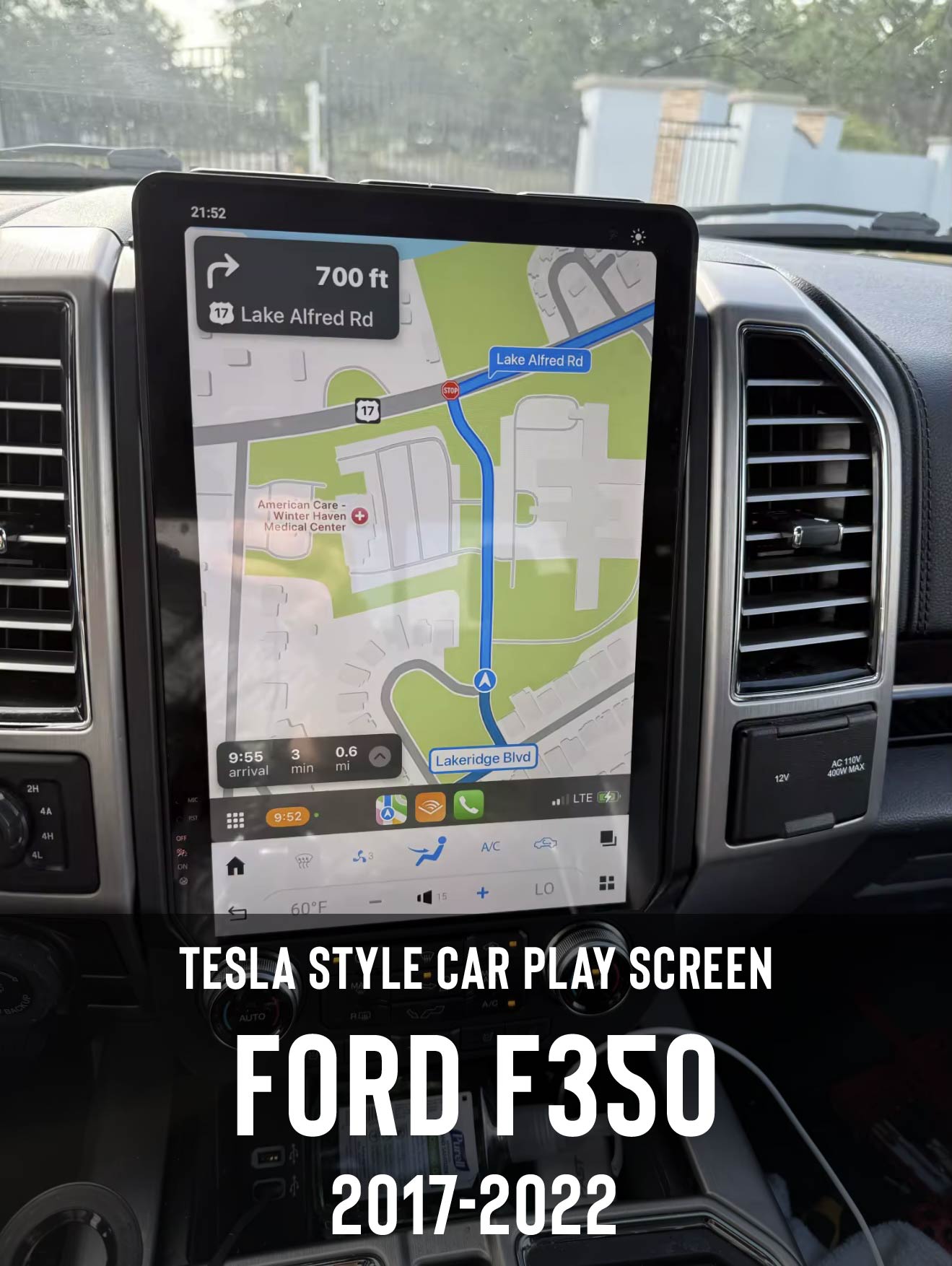 Ford F350 Tesla Style Screen 2017-2022 | 14.4" Super Duty Screen ...